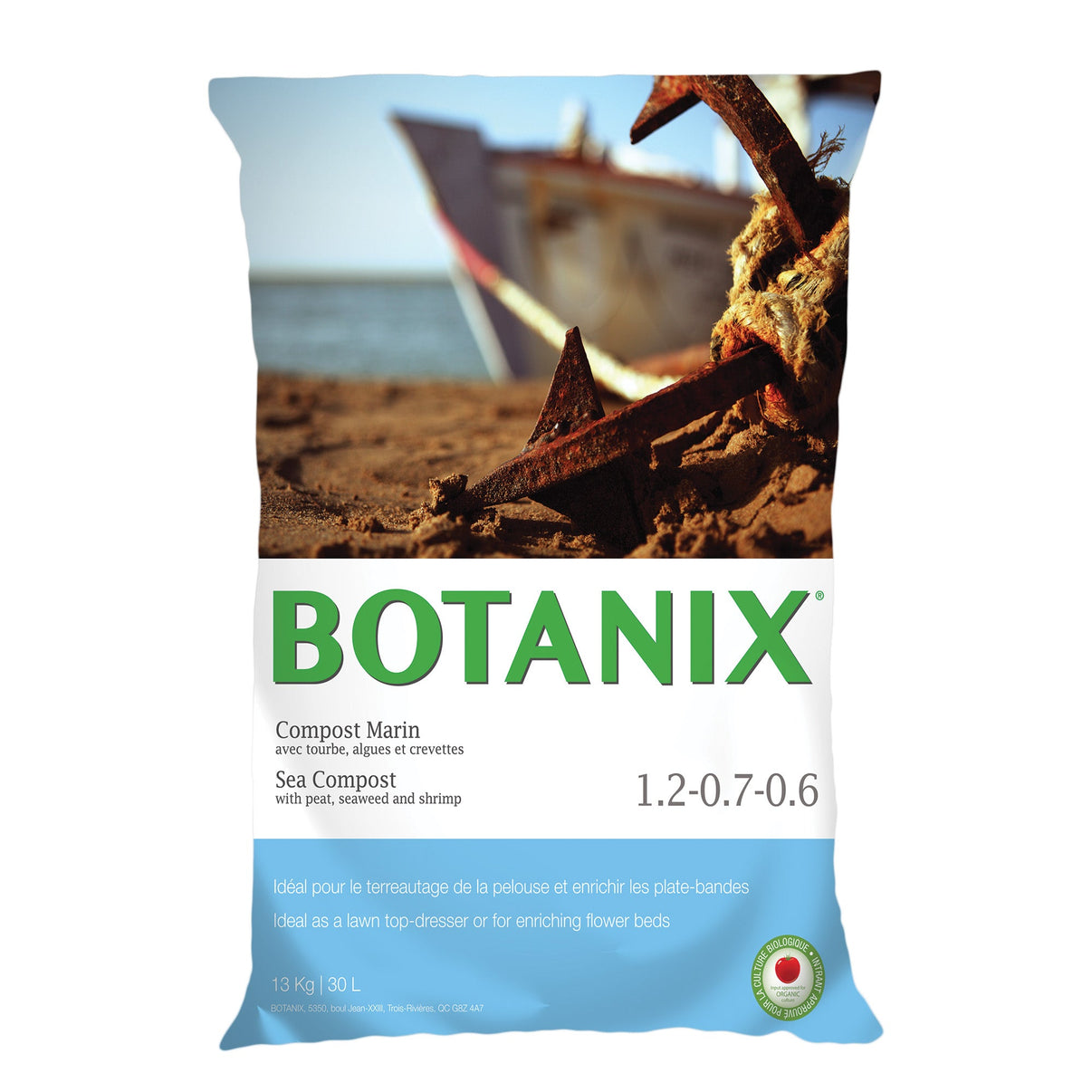 Compost marin avec tourbe, algues et crevettes – Jardineries Botanix