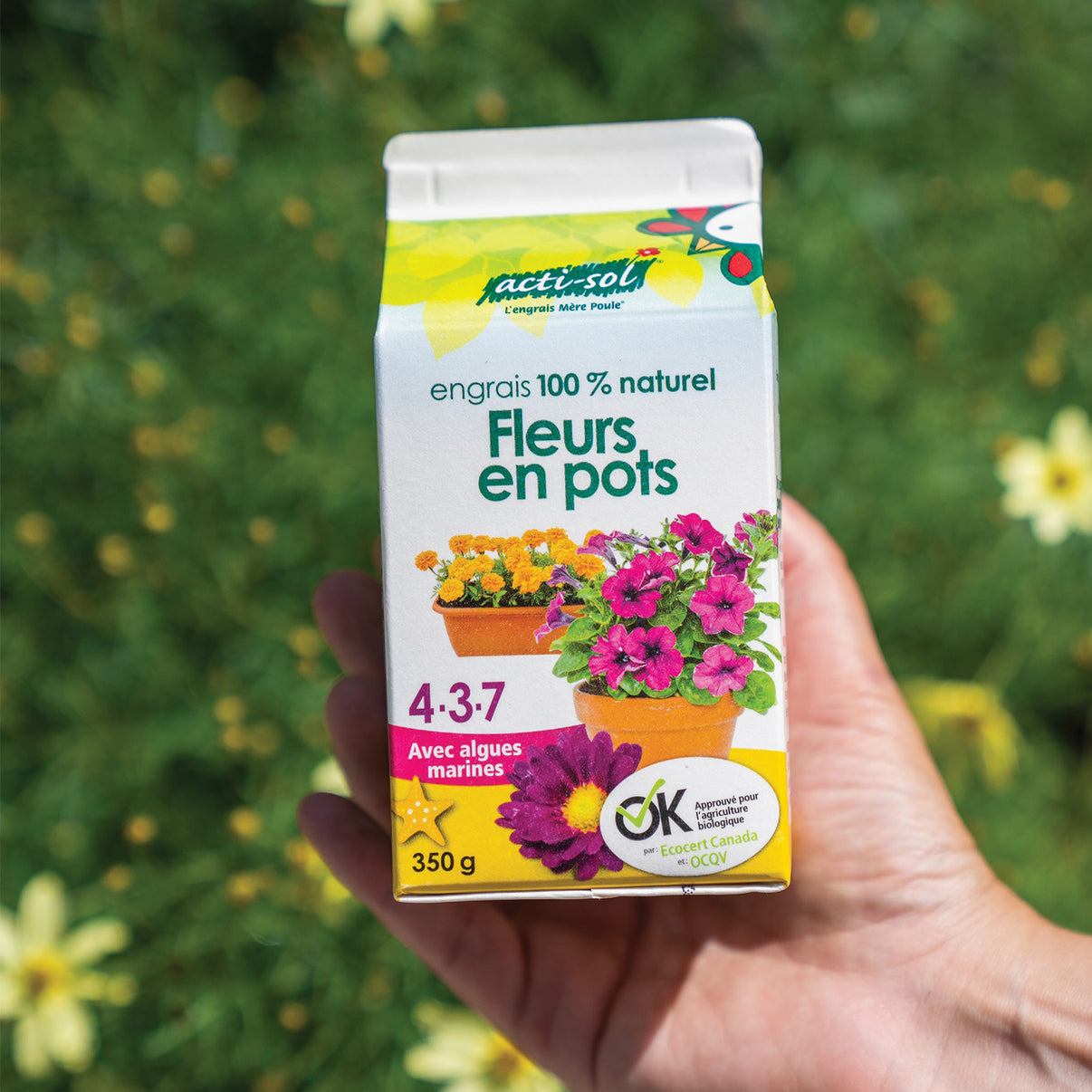 Engrais Fleurs Annuelles en pot 4-3-7 100% naturel – Jardineries Botanix