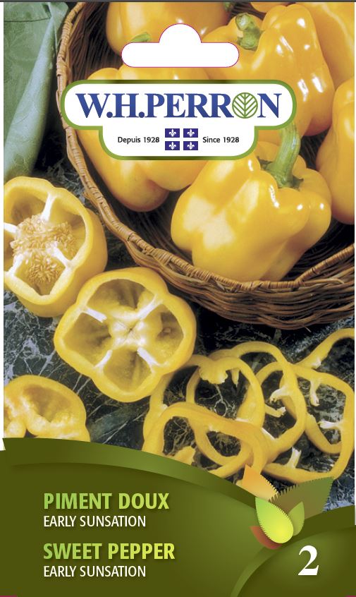 Piment doux 'Early Sunsation' - Semences – Jardineries Botanix