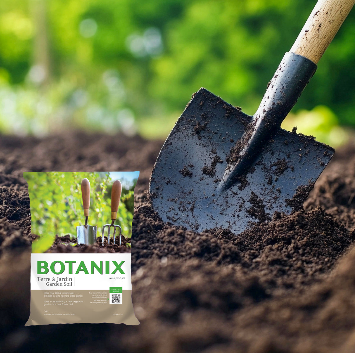 Terre à jardin Botanix | Riche en compost pour potager et fleurs ...